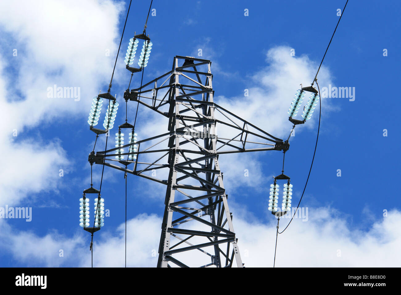 an electric power transformation substation Stock Photo - Alamy