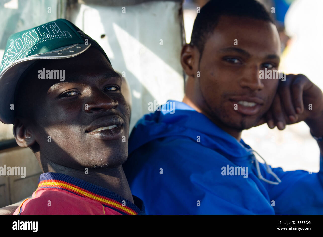 Young Senegalese Men in St Louis in Senegal Africa Stock Photo - Alamy