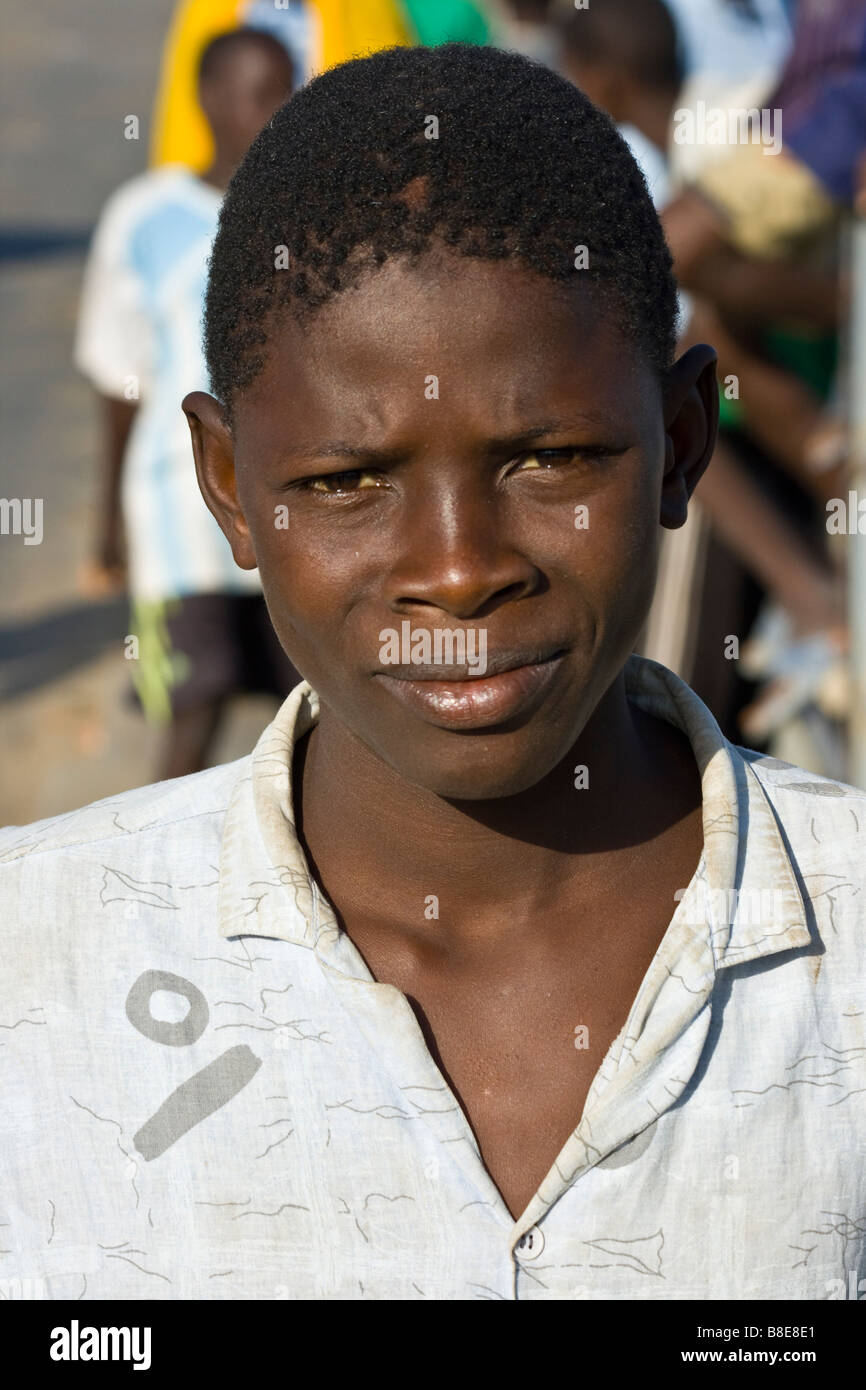 Teenage Senegalese Boy in St Louis in Senegal West Africa Stock Photo - Alamy