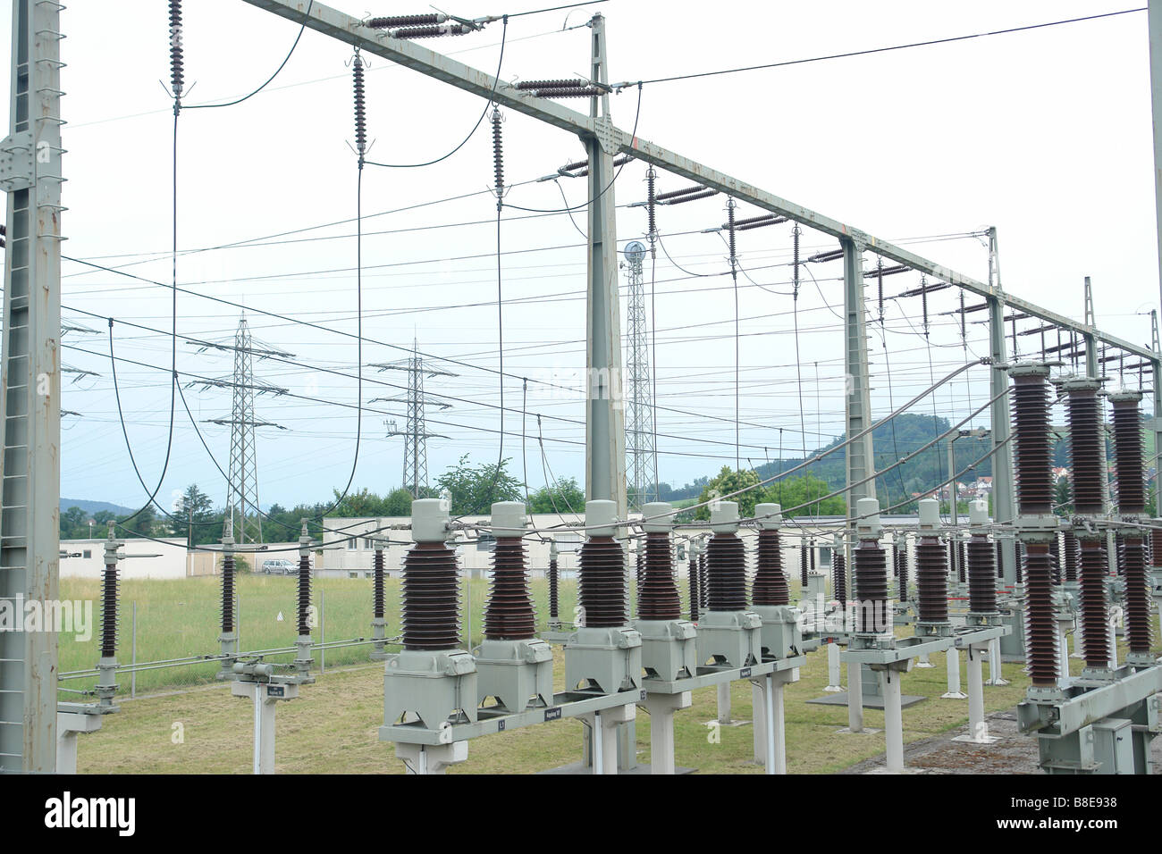Isolators at an electrical substation hi-res stock photography and ...