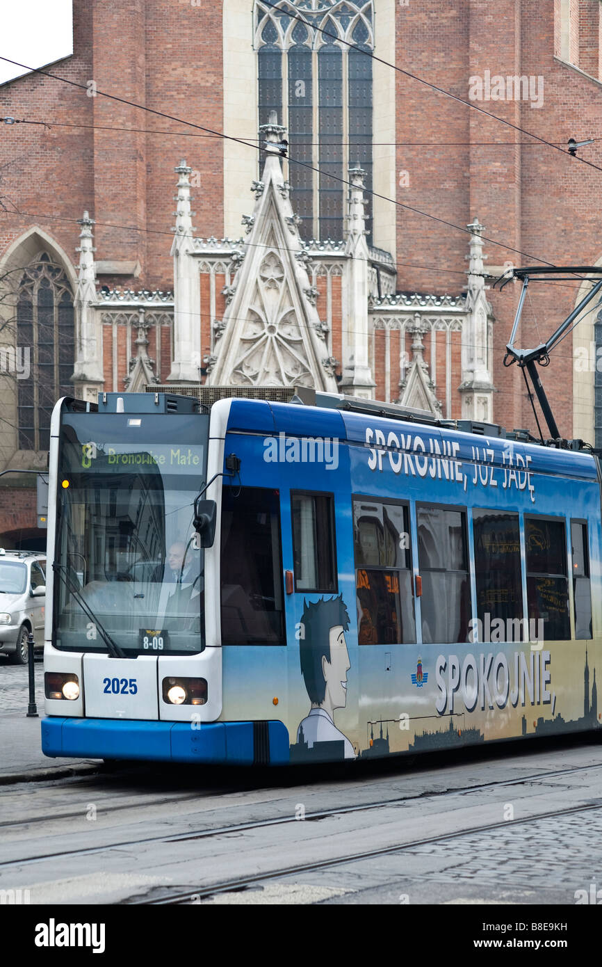 Tram. Krakow, Poland Stock Photo - Alamy