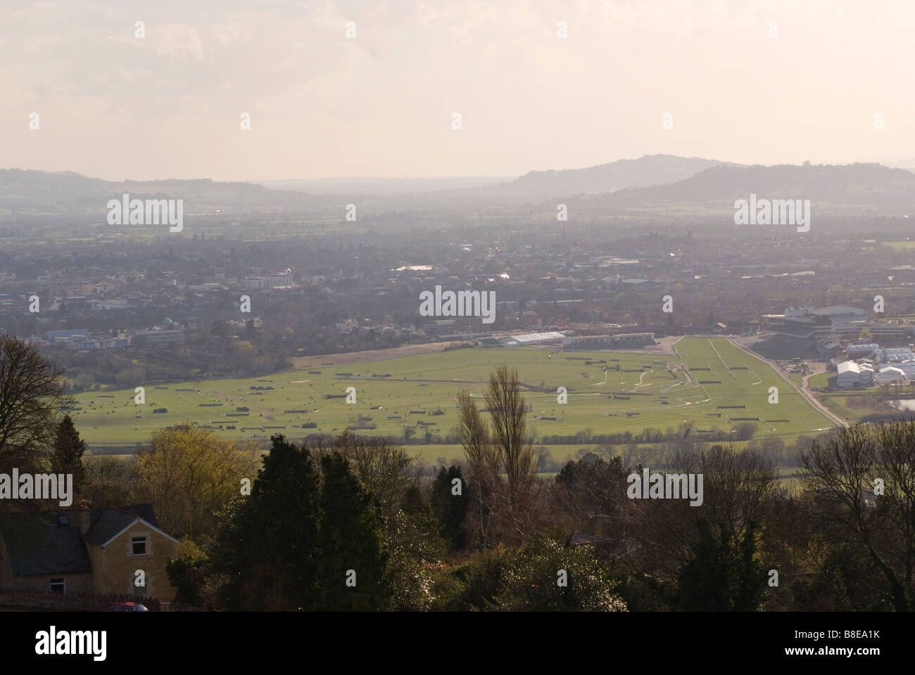 Aerial View of Cheltenham Racecourse Stock Photo - Alamy