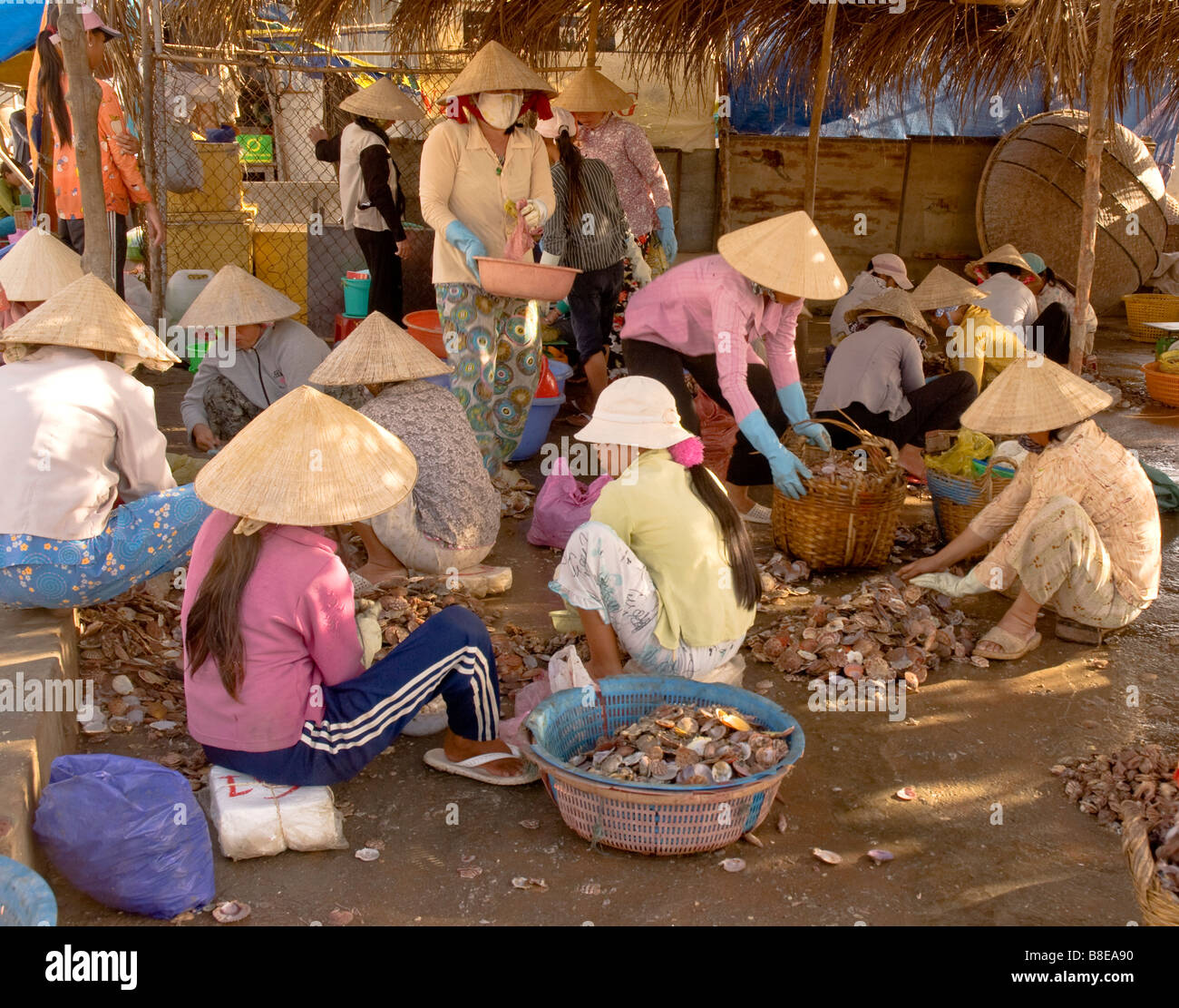 Fish Market Vietnam Stock Photo - Alamy