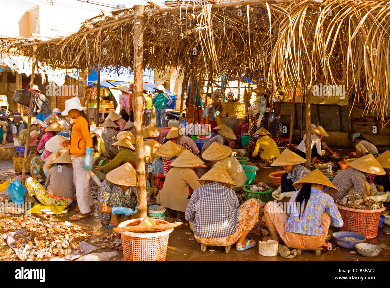 Fish Market Vietnam Stock Photo - Alamy