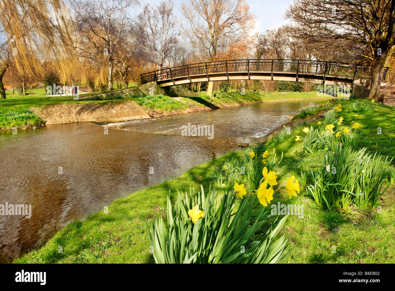 River Idle Retford park England Springtime Stock Photo - Alamy
