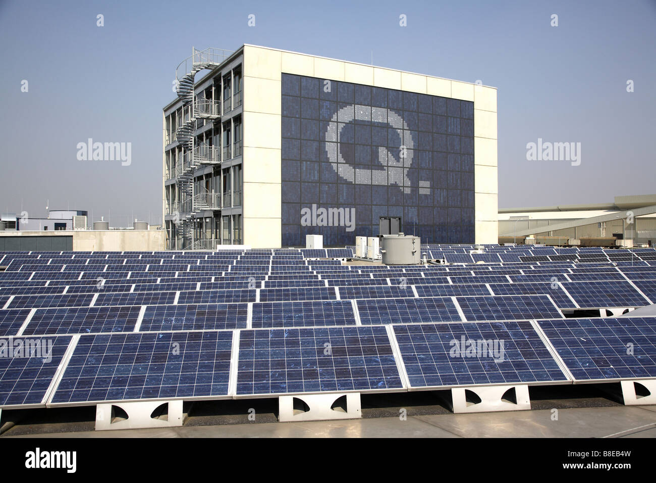 Q-Cells AG headquarters in Thalheim, Germany Stock Photo - Alamy