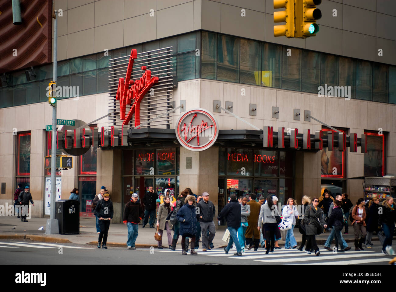The Virgin Megastore in Union Square on Broadway in New York on ...