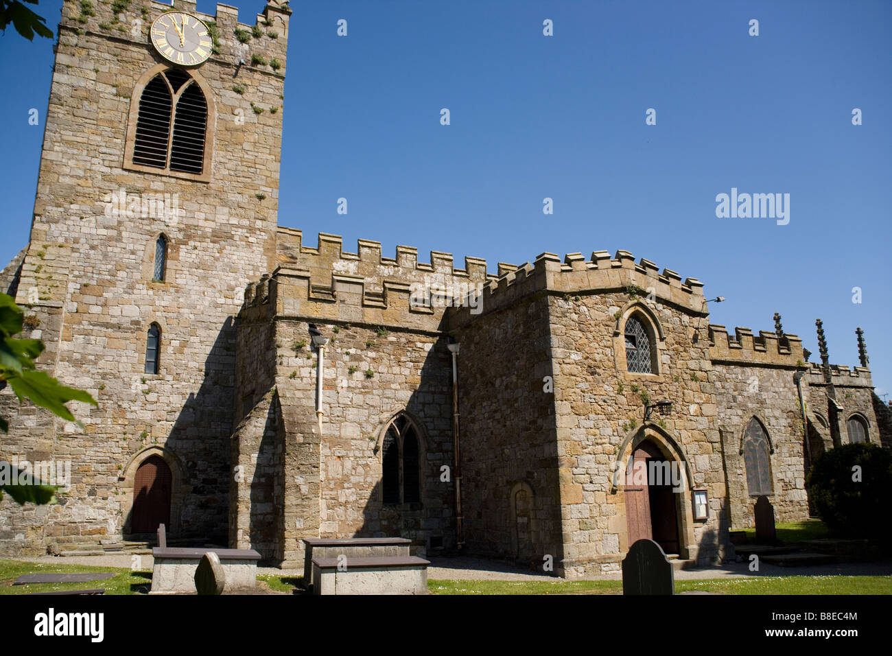 Parish church at Beaumaris, Anglesey, North Wales Stock Photo - Alamy