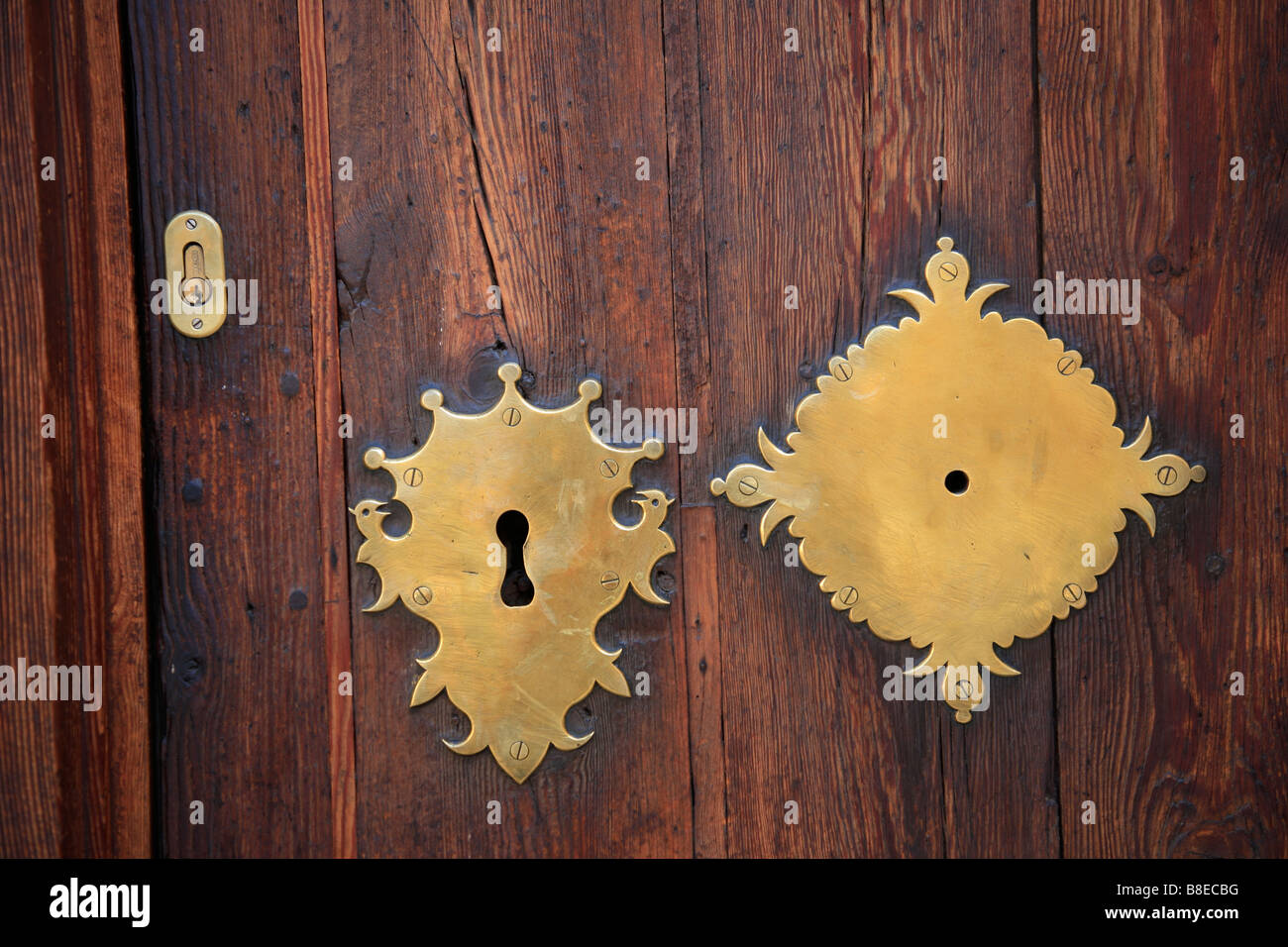 Keyhole on Santa Maria La Major Church Inca Town Mallorca Majorca ...