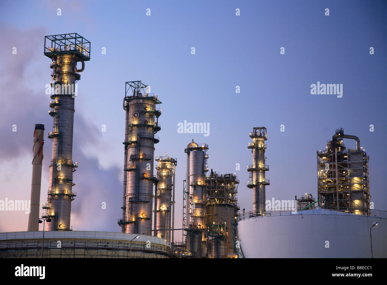 environmental pollution industry in the Botlek Rotterdam Netherlands ...