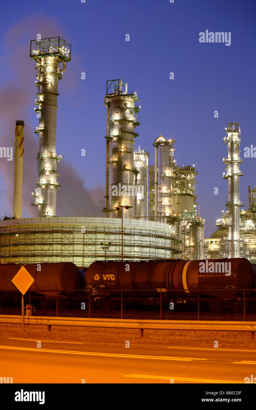 environmental pollution industry in the Botlek Rotterdam Netherlands ...