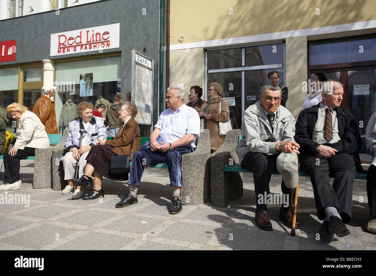Bored at a bus station hi-res stock photography and images - Alamy