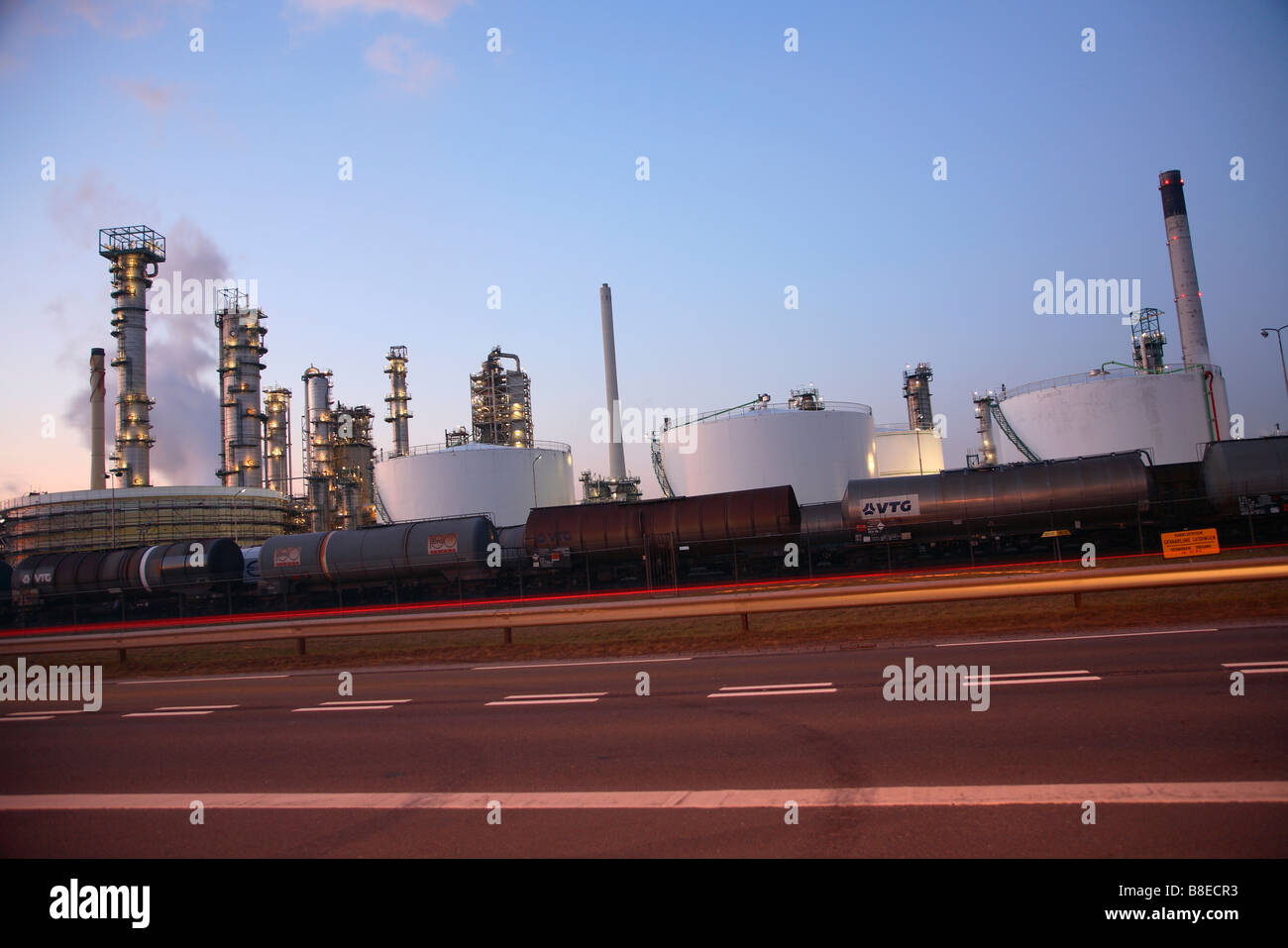 environmental pollution industry in the Botlek Rotterdam Netherlands ...