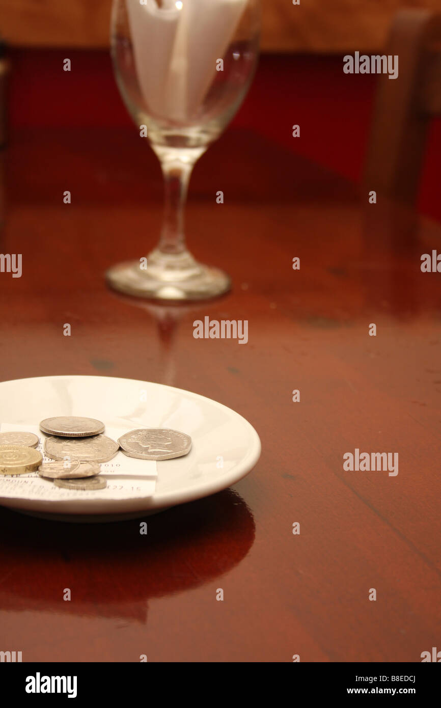 Restaurant Check Tipping High Resolution Stock Photography and Images ...