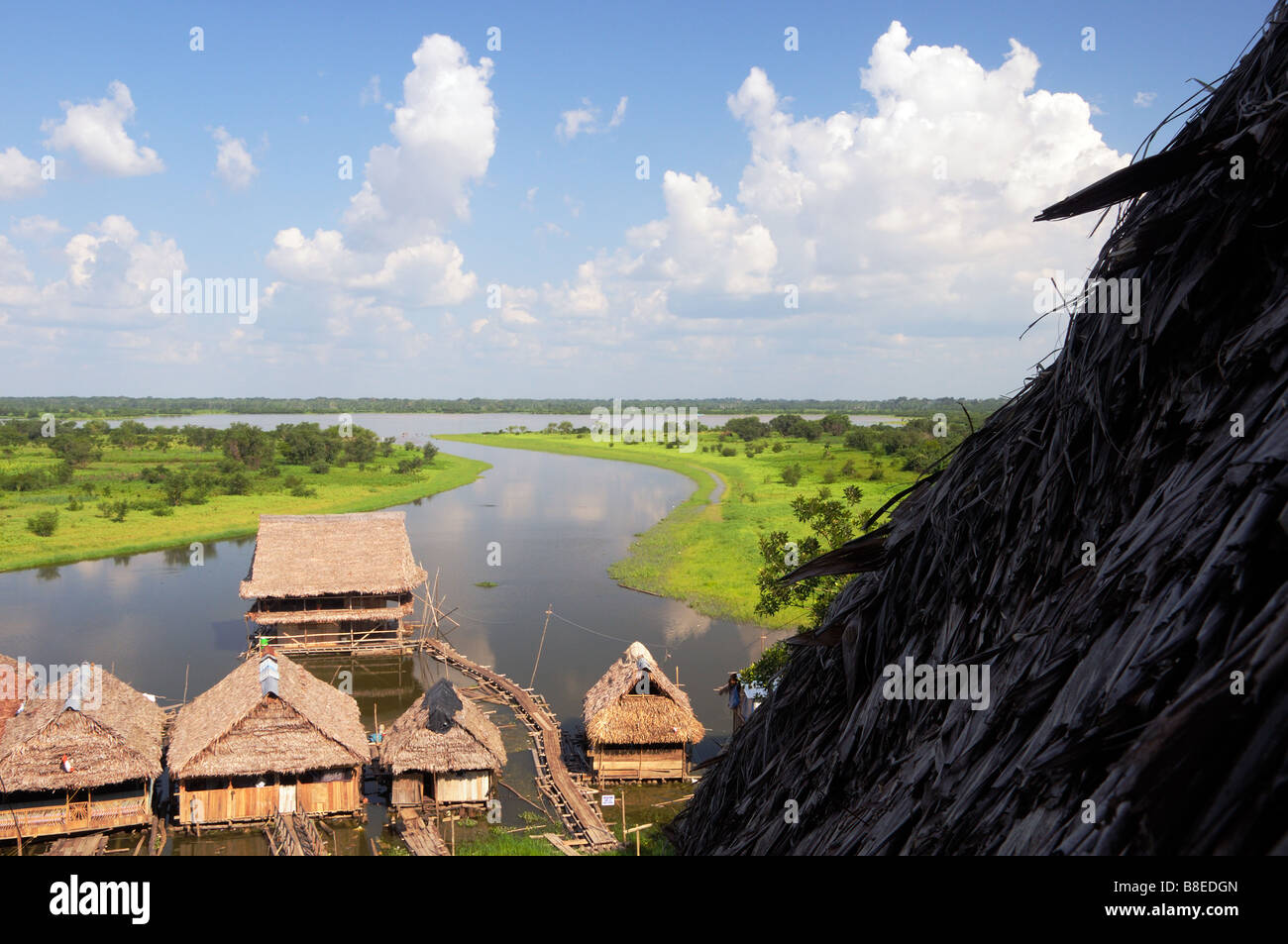 Floating houses on the Amazon River in Iquitos, Peru Stock Photo - Alamy