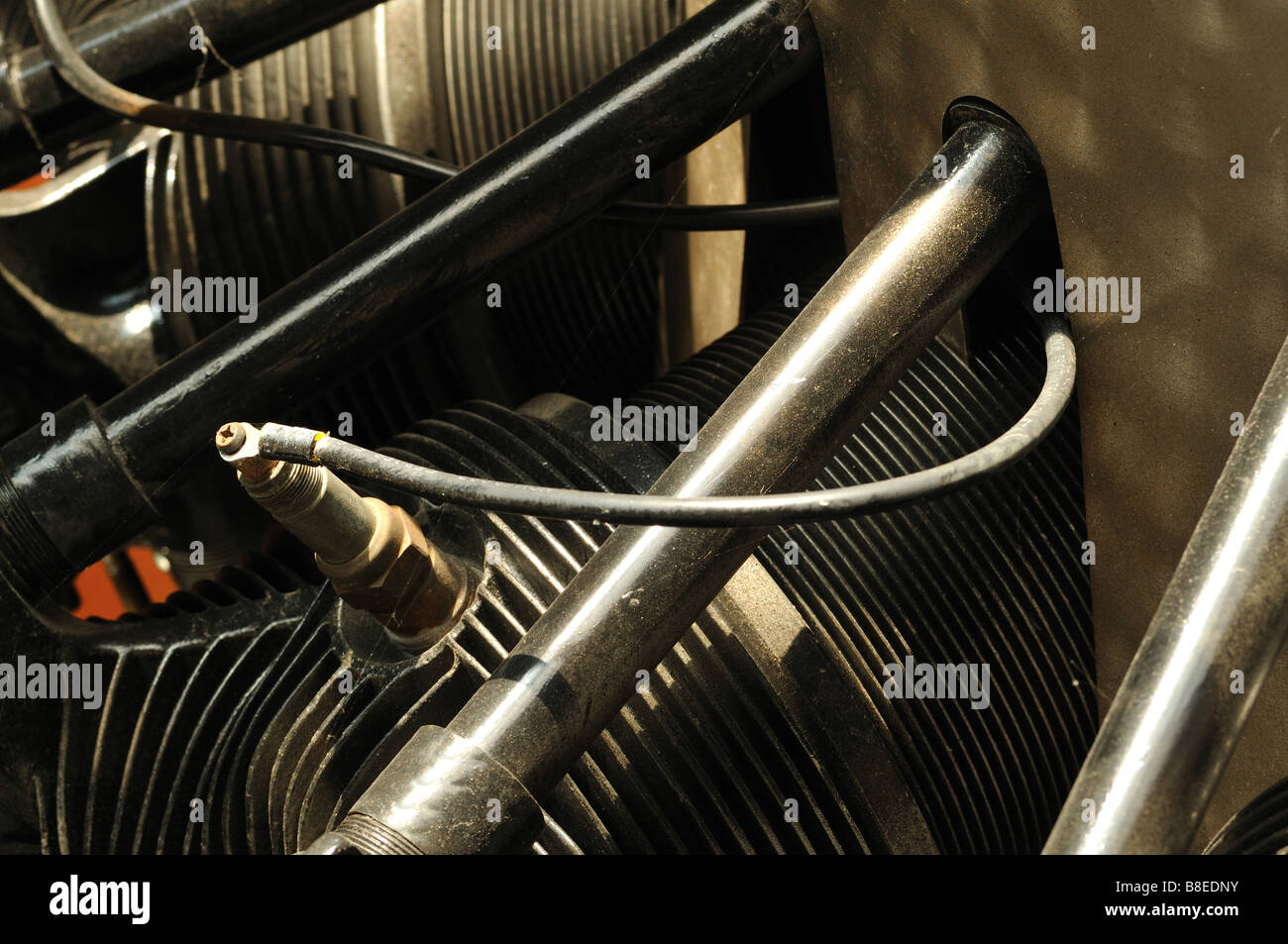 A engine in a bush plane Stock Photo - Alamy