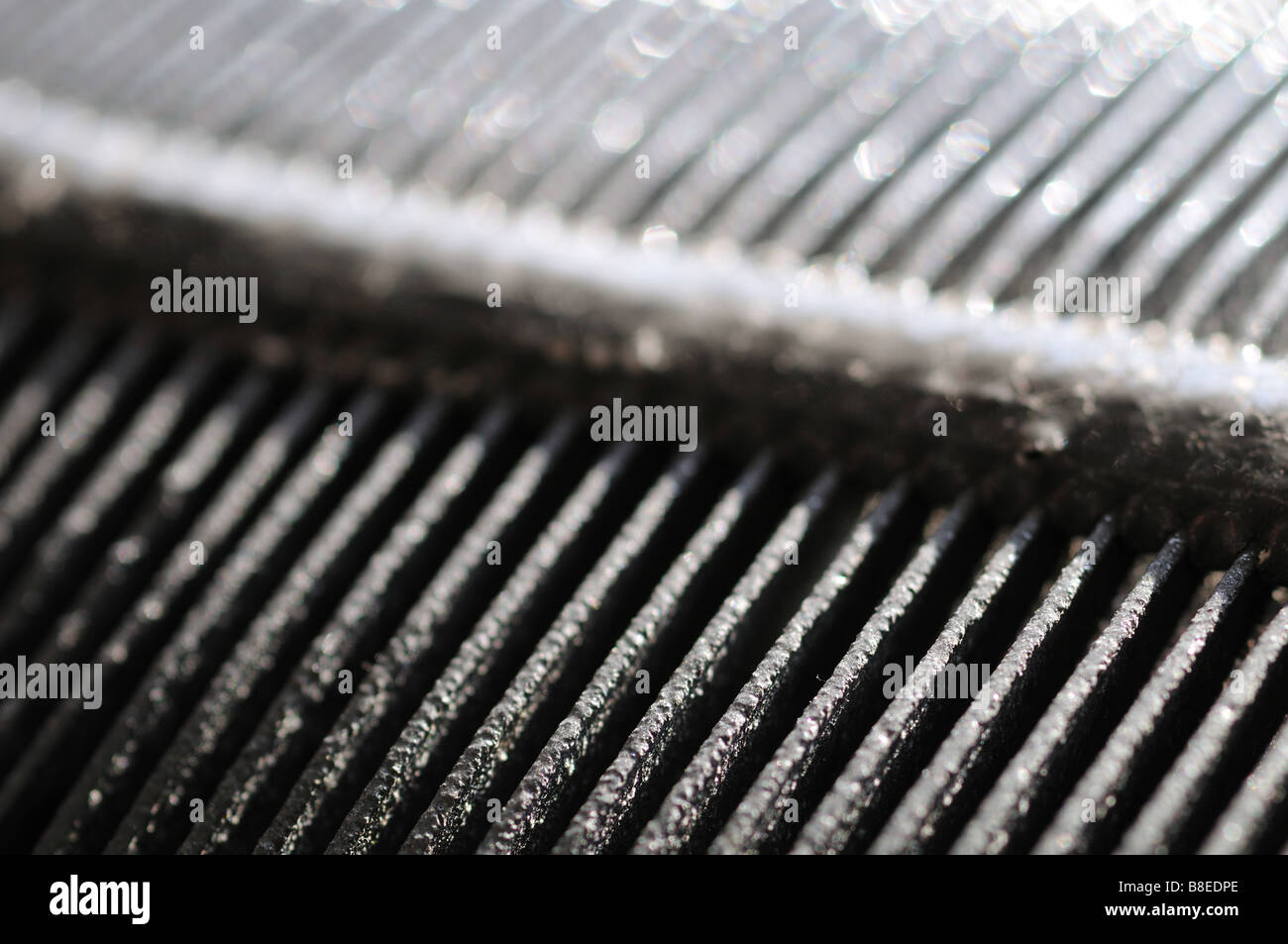 The radiator of a plane engine Stock Photo - Alamy