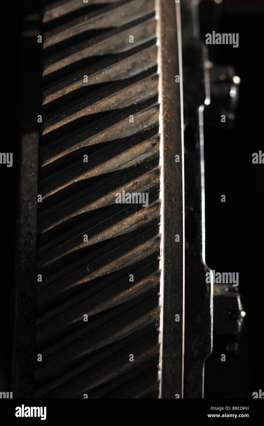 A gear wheel in a plane engine Stock Photo - Alamy