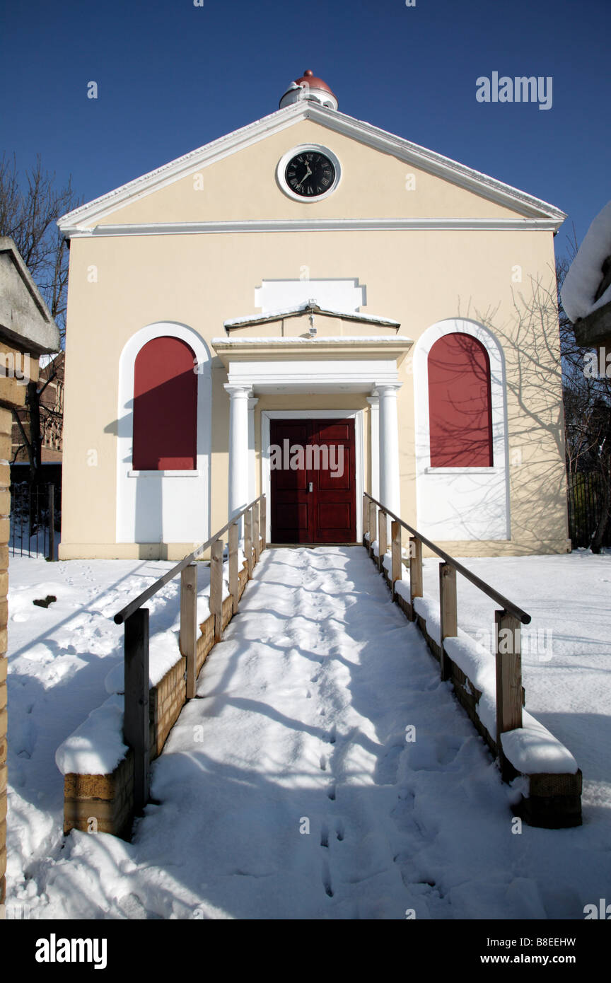 Shot of the newly restored, St John's Church Hall, Bromley Road ...