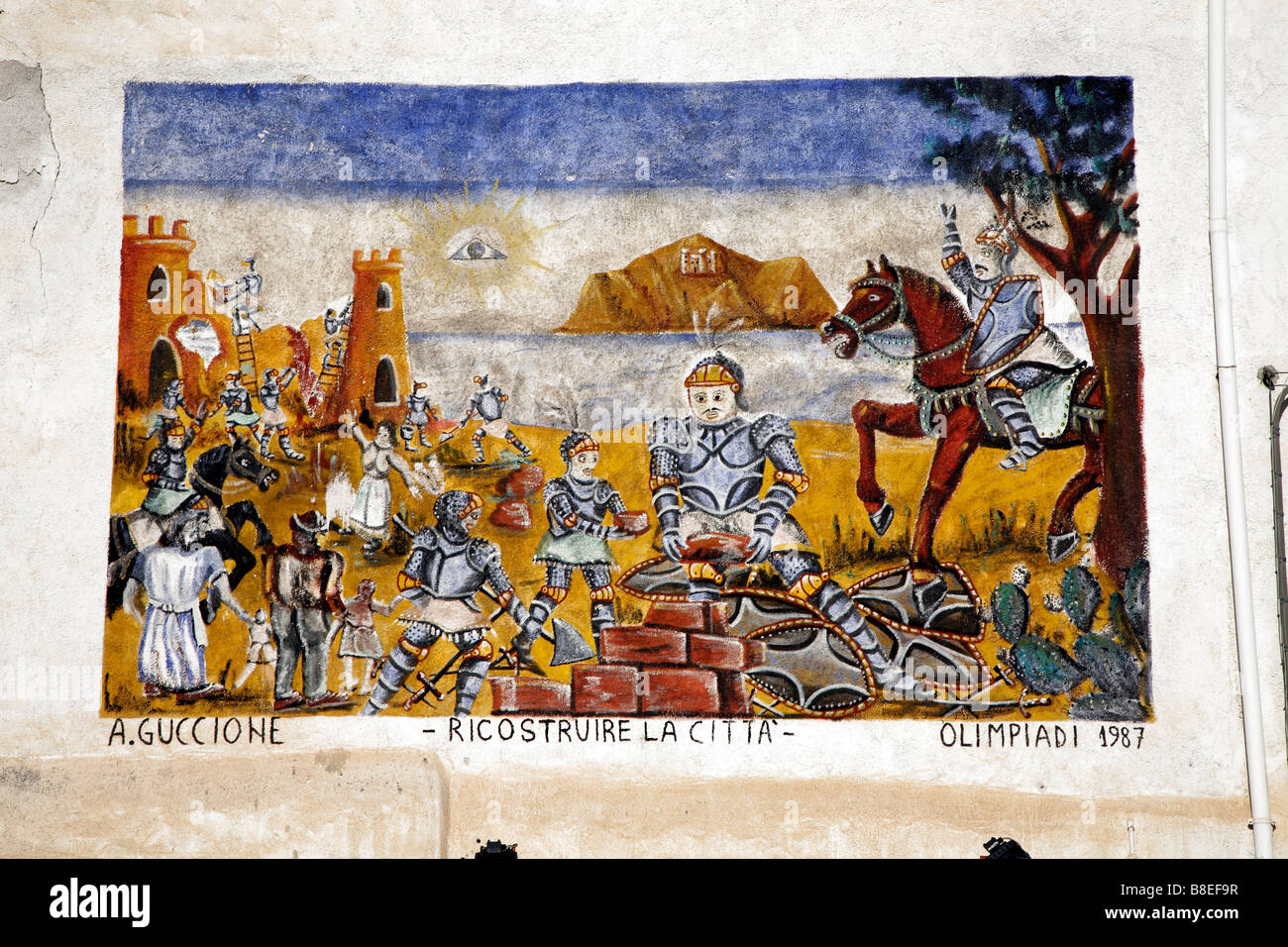 Palermo city painting hi-res stock photography and images - Alamy