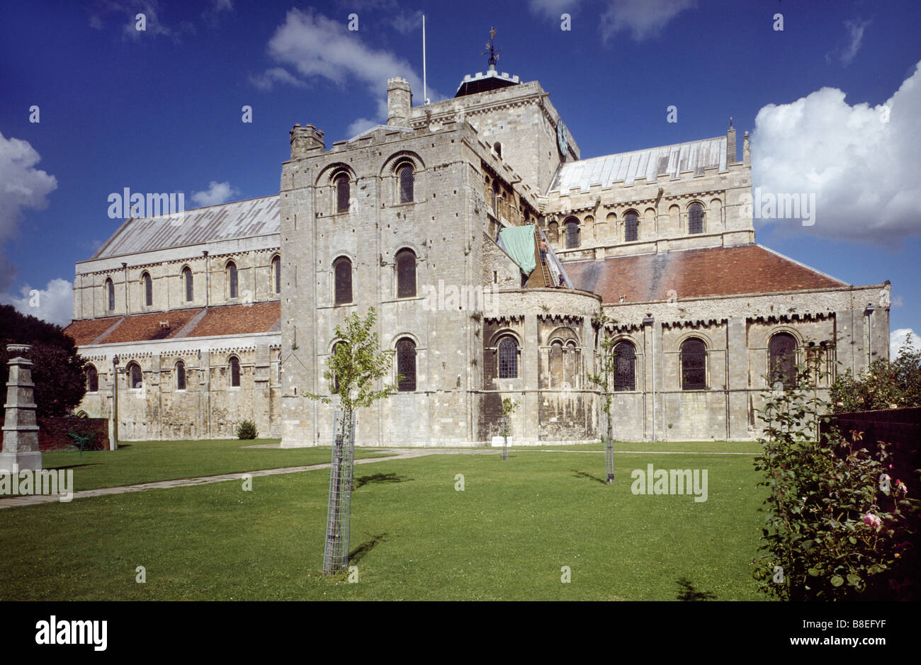 Romsey Exterior south front Stock Photo - Alamy