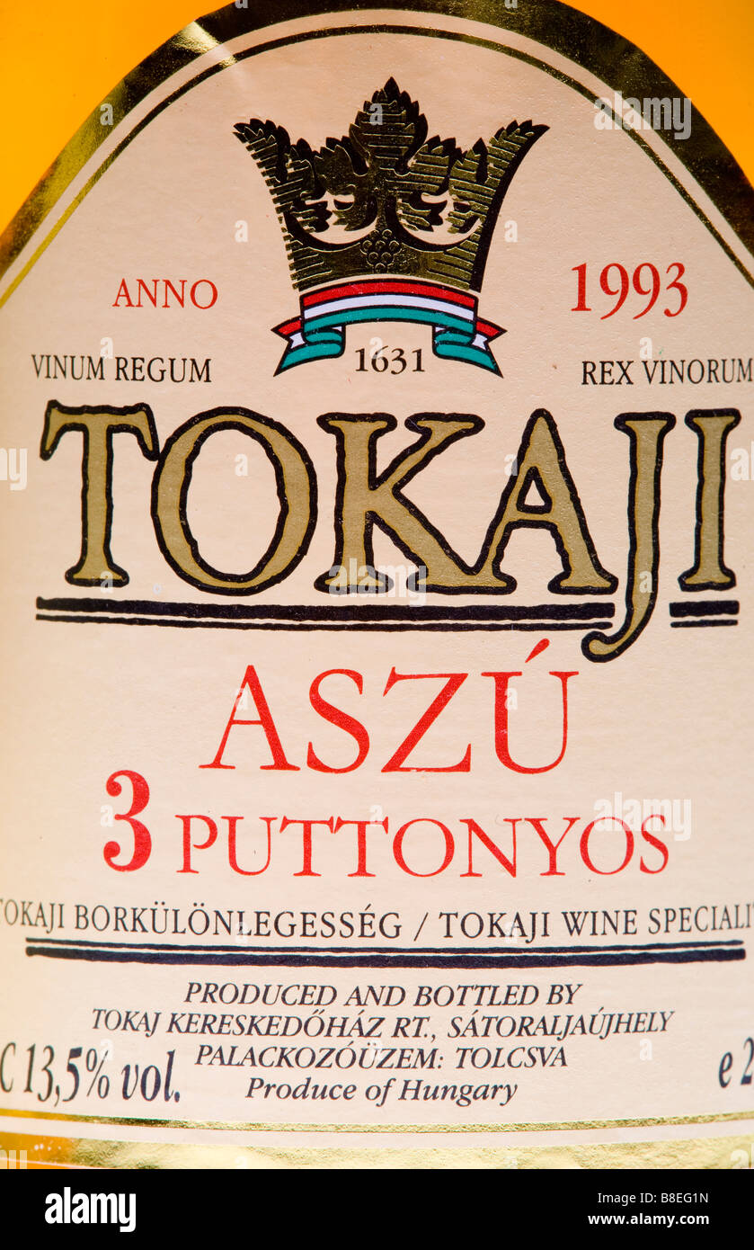 Tokaji bottle hi-res stock photography and images - Alamy