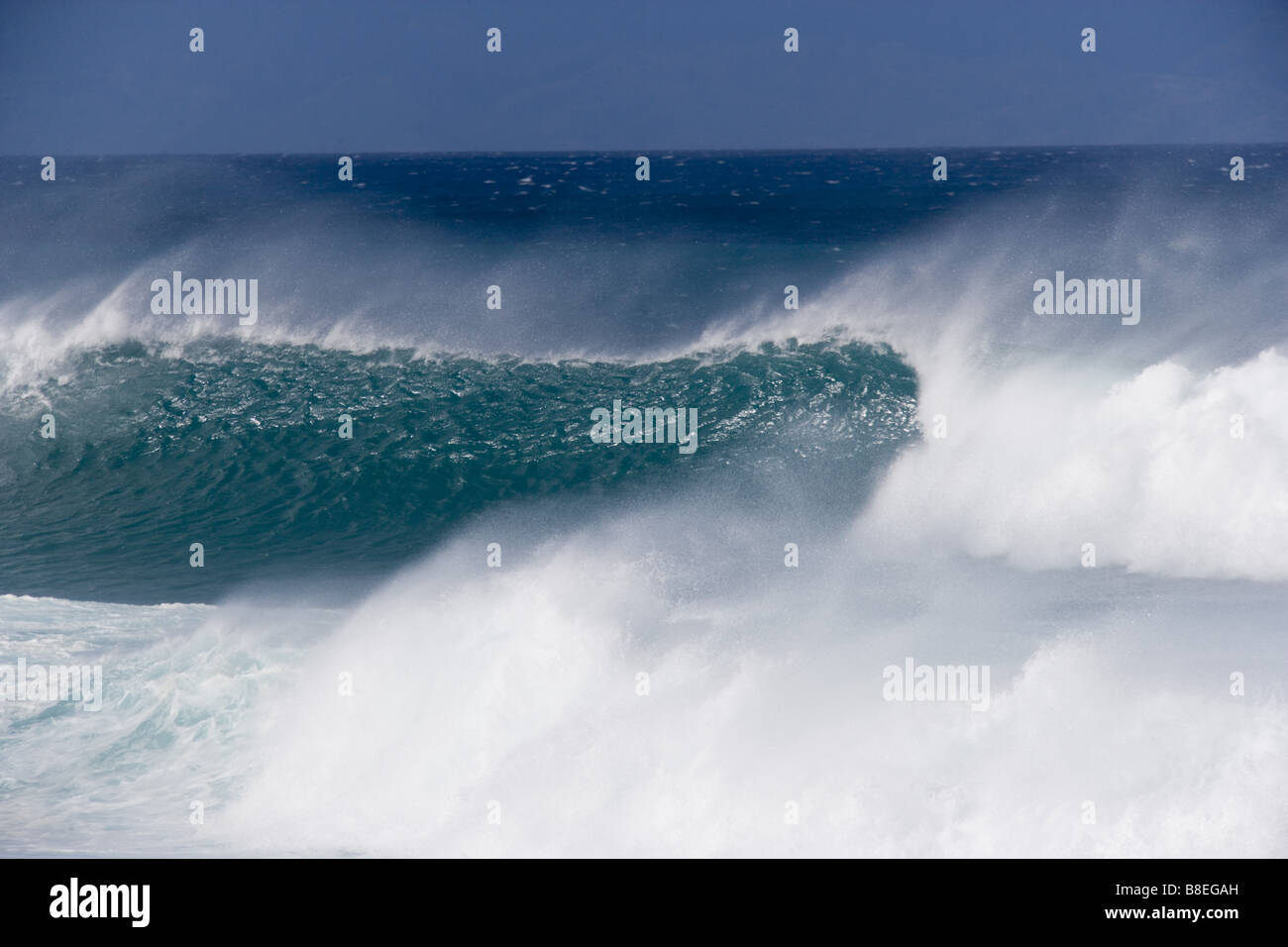 Surf at Hookipa Beach, Paia, Maui Hawaii Stock Photo - Alamy