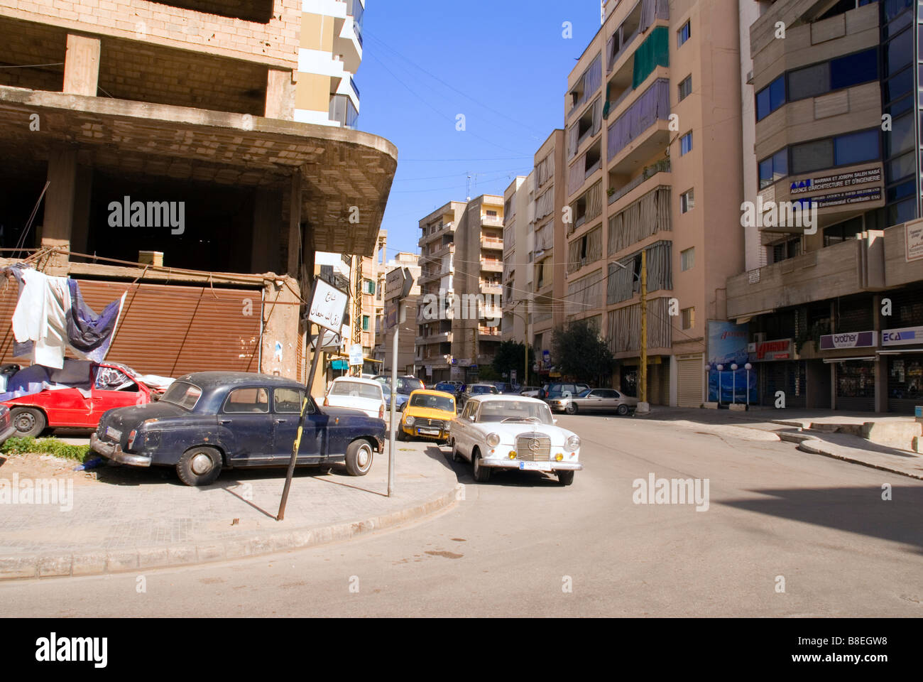 streets of Beirut on Sunday Stock Photo - Alamy