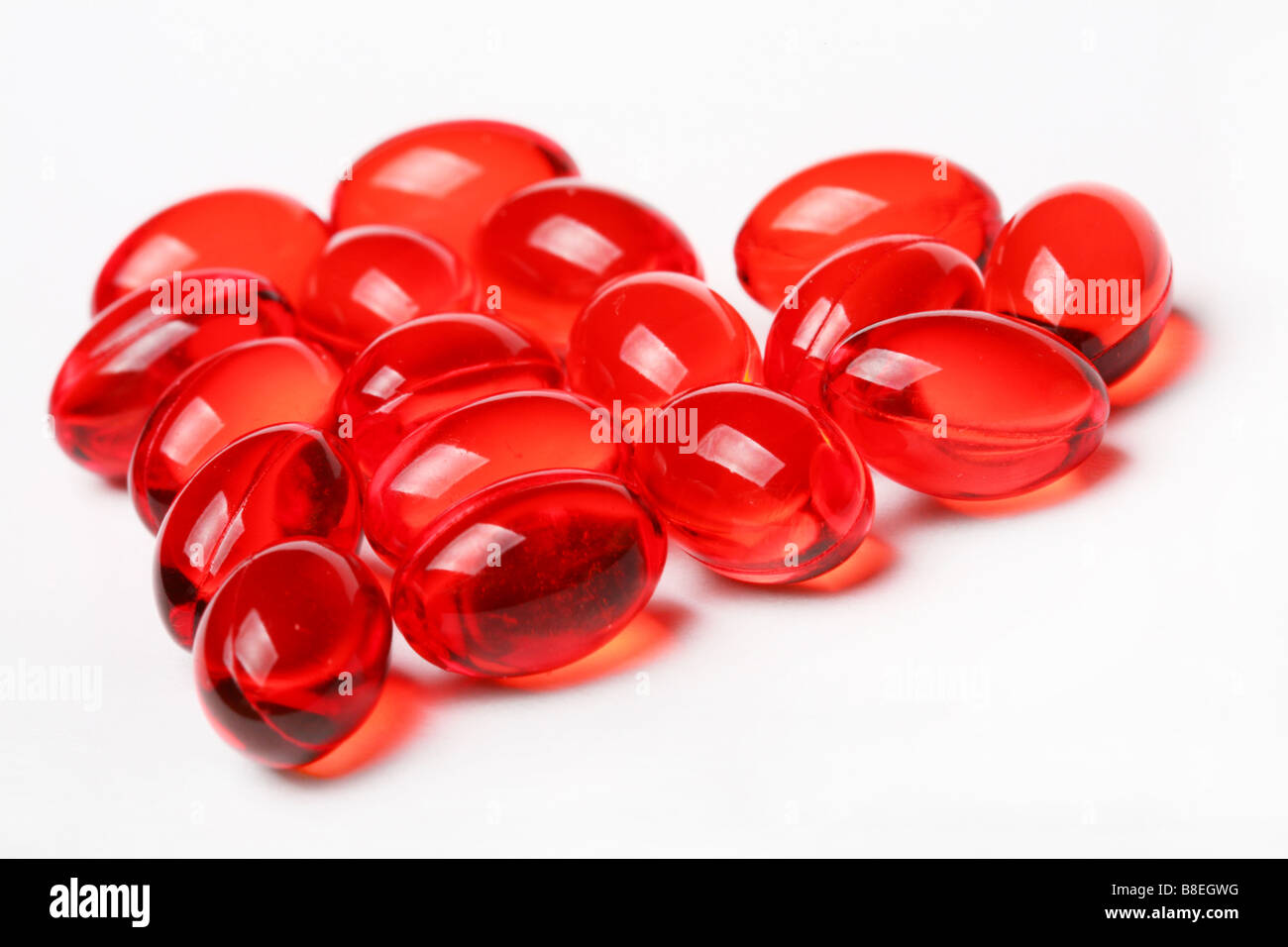 Red tablets Cut Out Stock Images & Pictures - Alamy