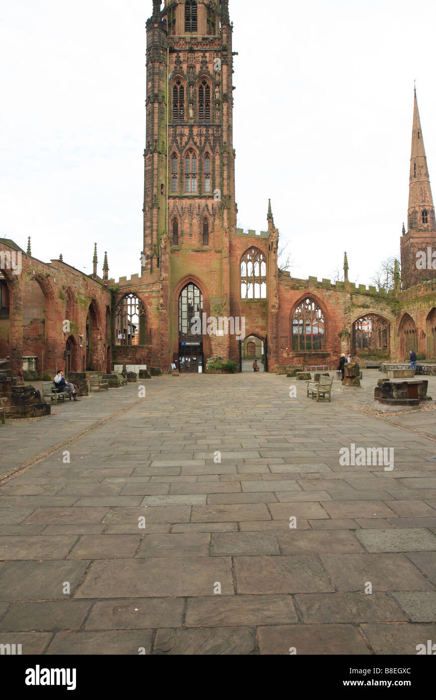 The old Coventry Cathedral Stock Photo - Alamy