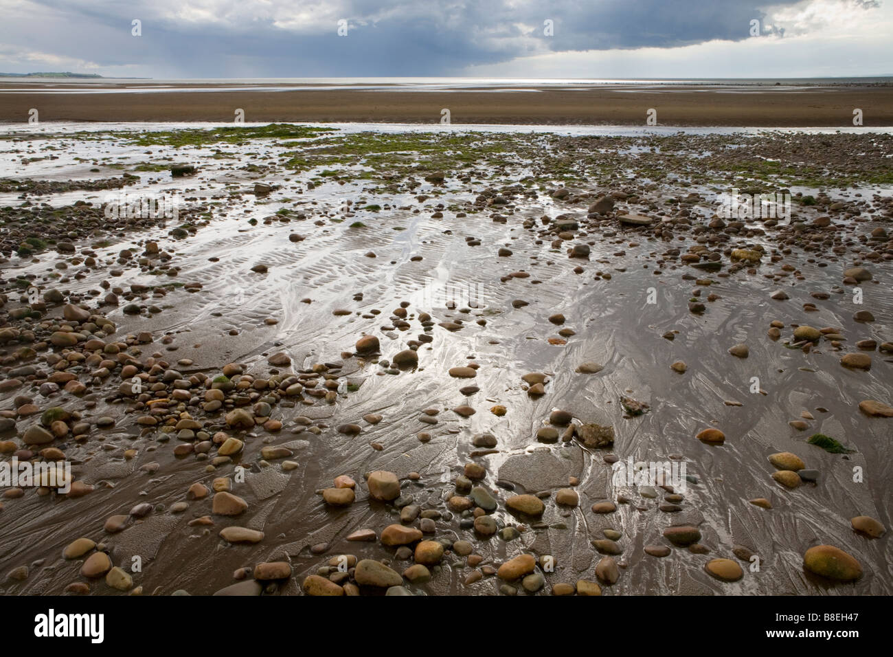 Low tide at Solway Firth, England UK Stock Photo - Alamy