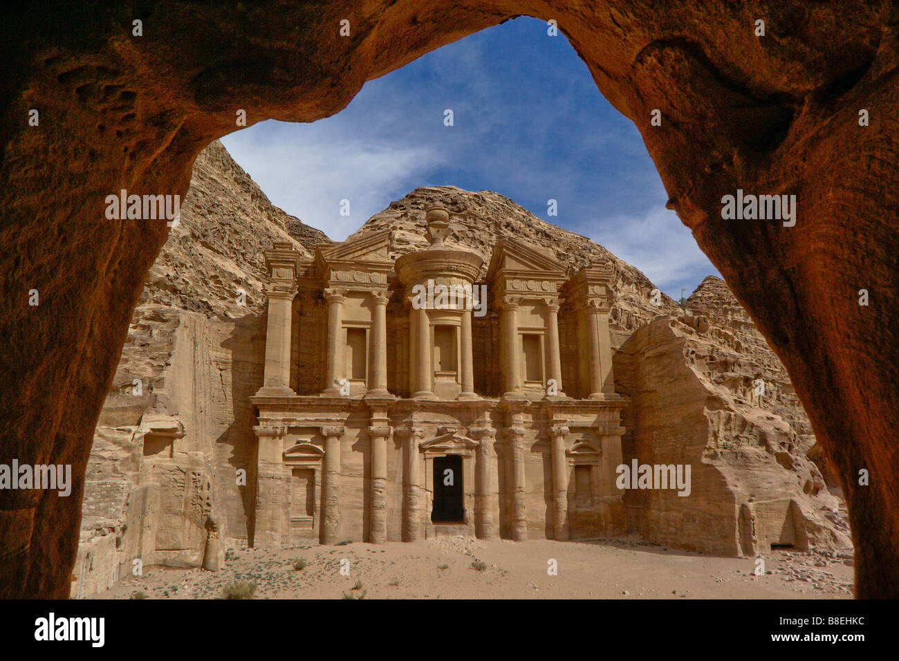 The Monastery (Al-Deir) at Petra, Jordan Stock Photo - Alamy