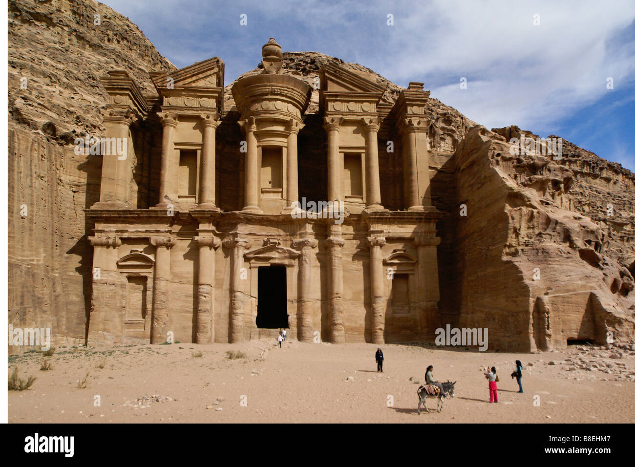 The Monastery (Al-Deir) at Petra, Jordan Stock Photo - Alamy