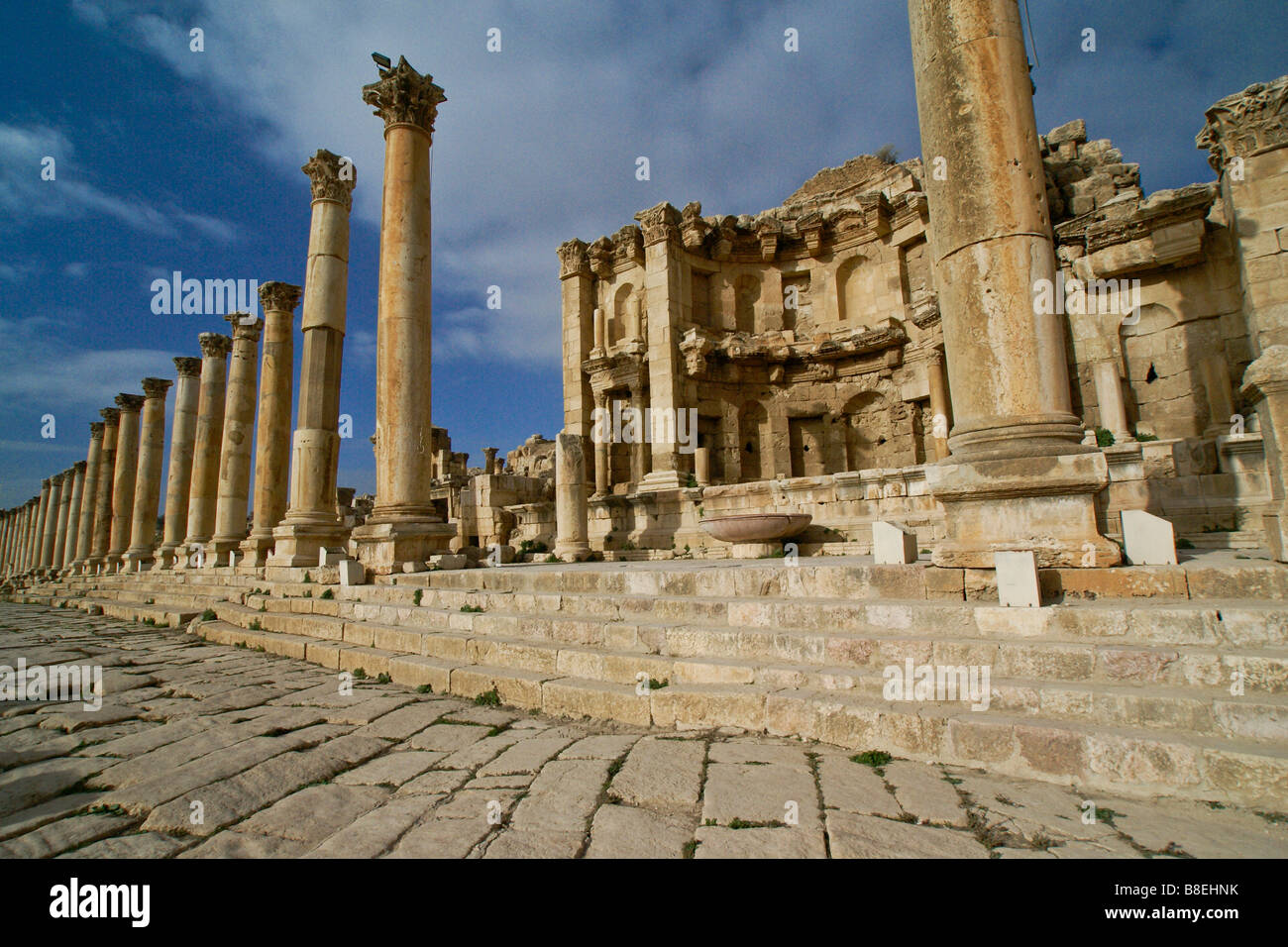 Roman ruins at Jerash, Jordan Stock Photo - Alamy