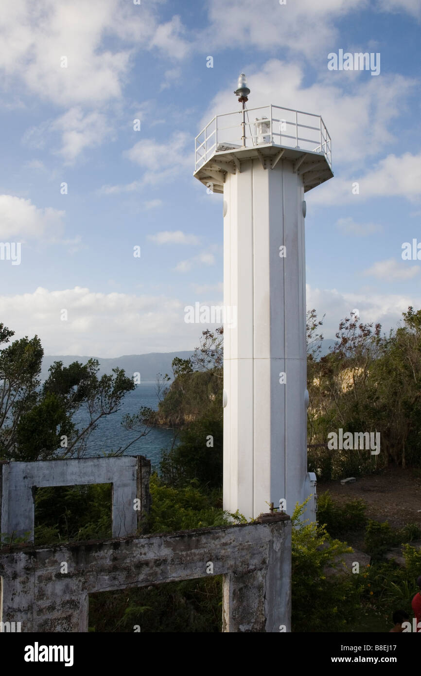 Escacero Point LIghthouse Stock Photo - Alamy