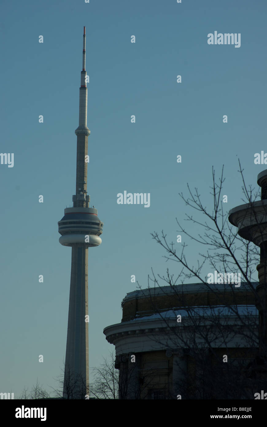 CN Tower at Winter, Toronto Canada Stock Photo - Alamy