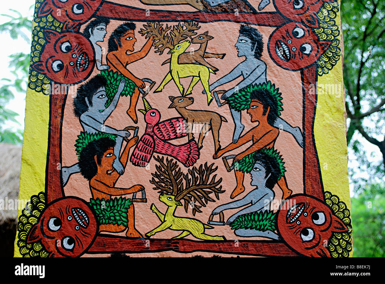 Patua Paintings, Midnapur West Bengal, at Manav Sangrahalaya, Bhopal ...