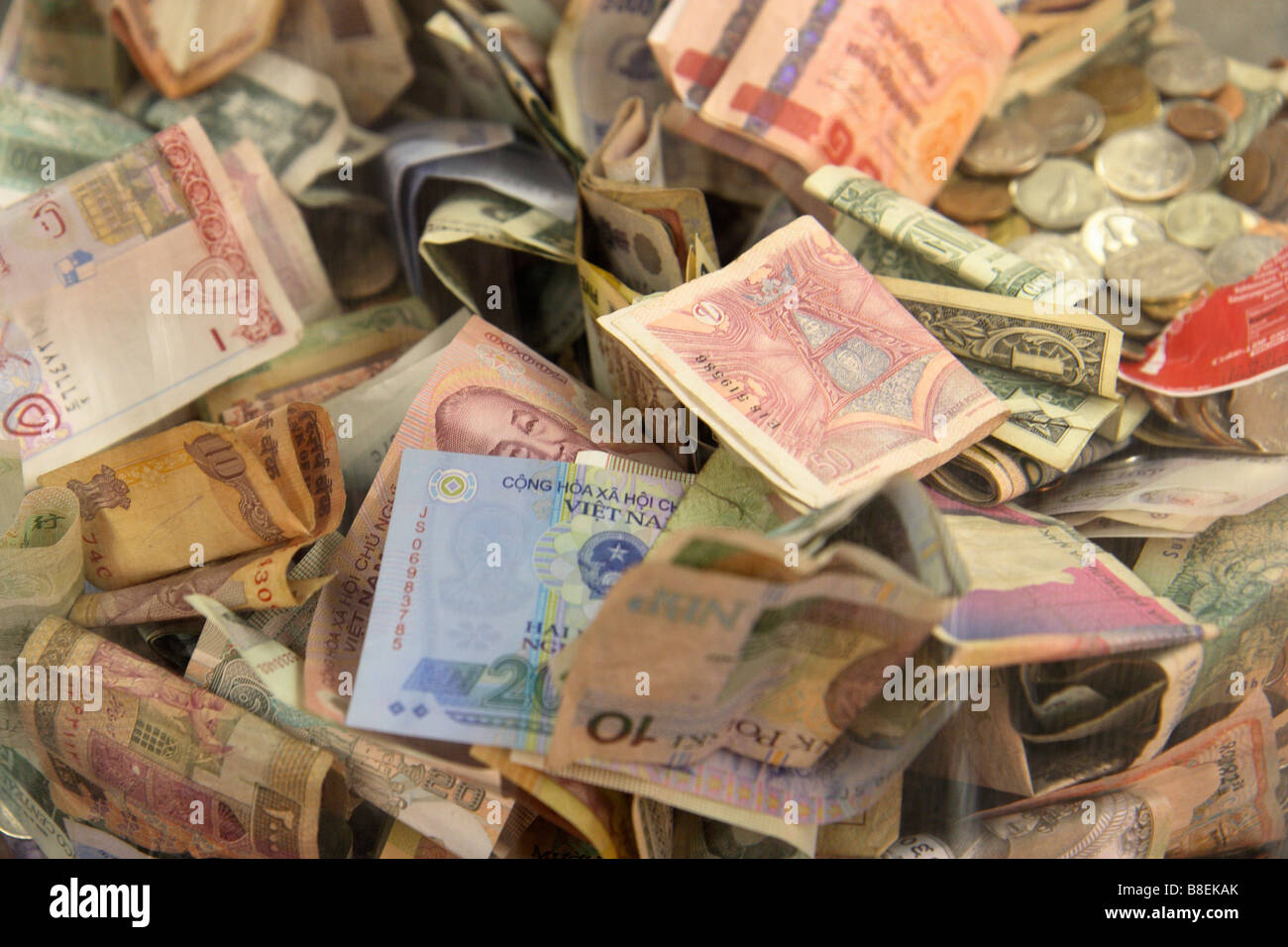 Various international banknotes Stock Photo - Alamy