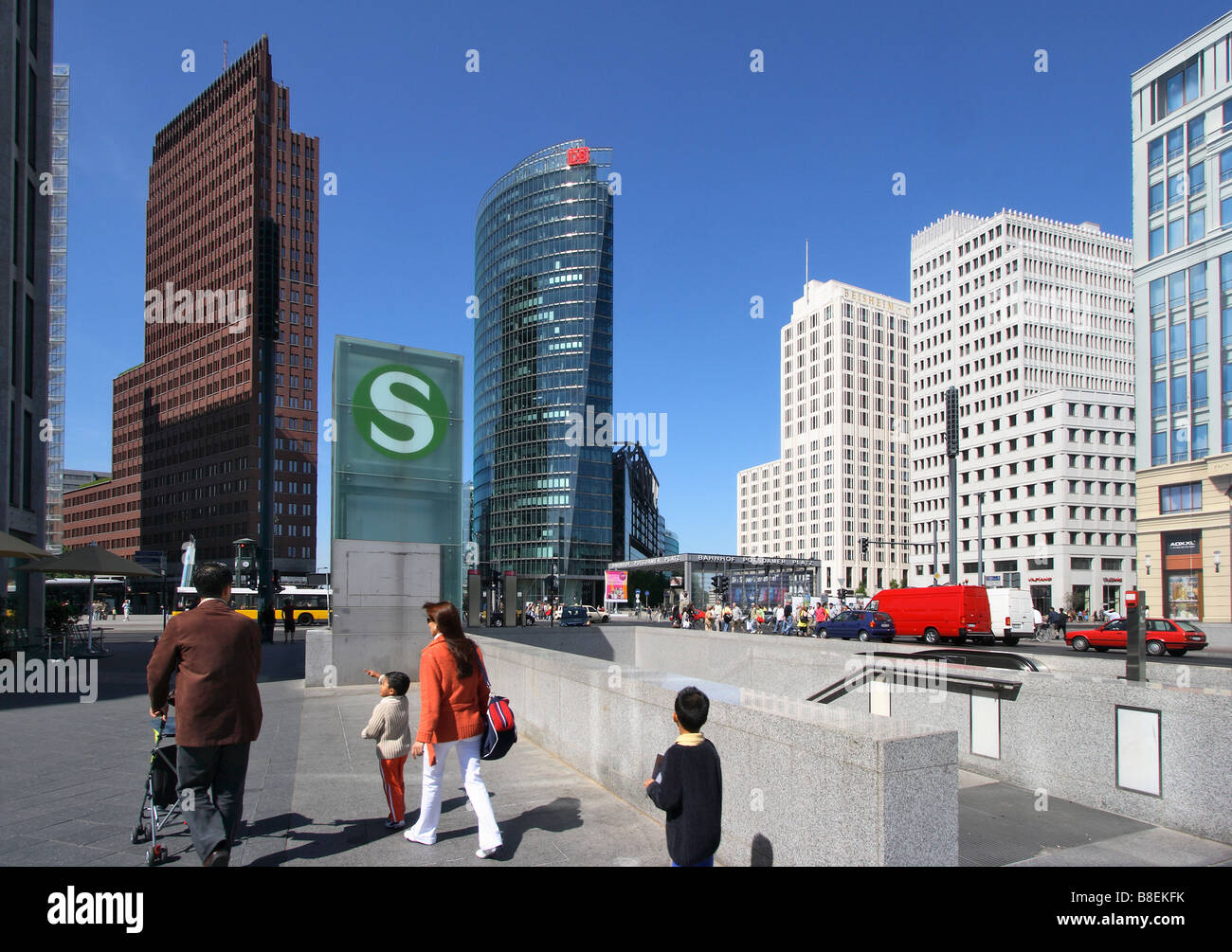 The Potsdam Square in Berlin, Germany Stock Photo - Alamy