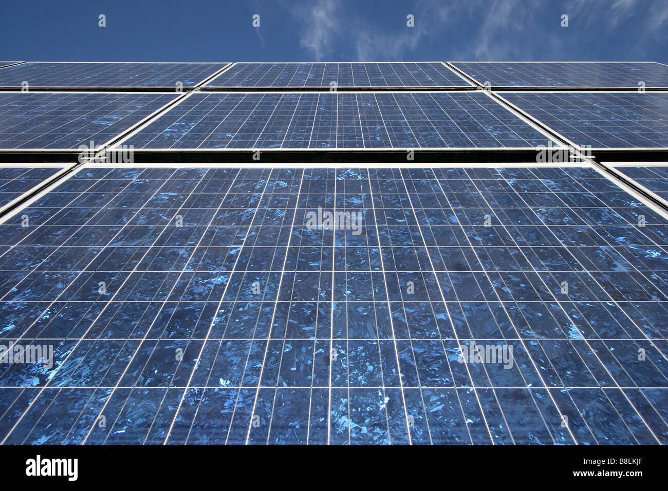 Solar panels in Adlershof, Berlin, Germany Stock Photo - Alamy
