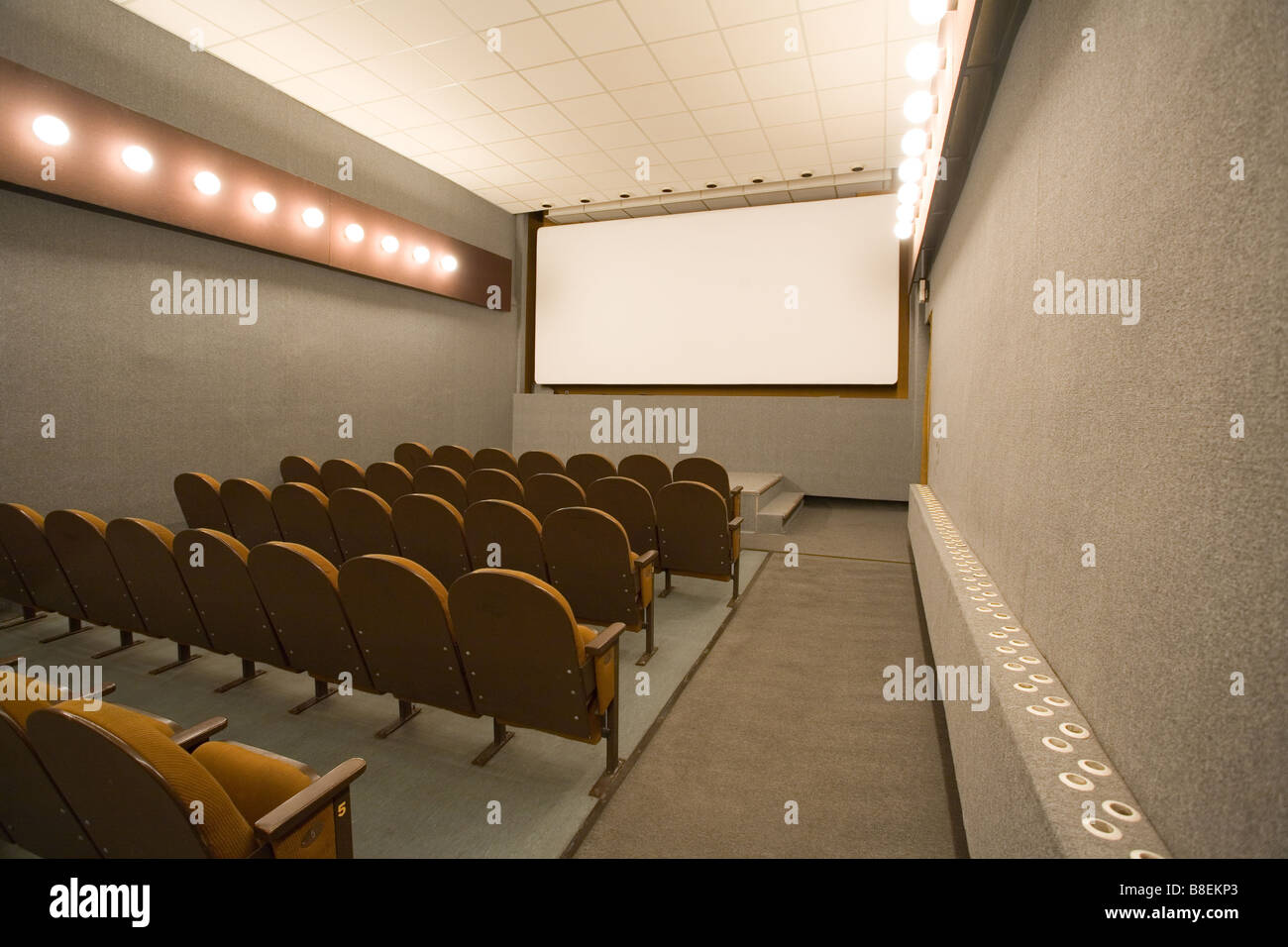 empty small cinema auditorium Stock Photo - Alamy