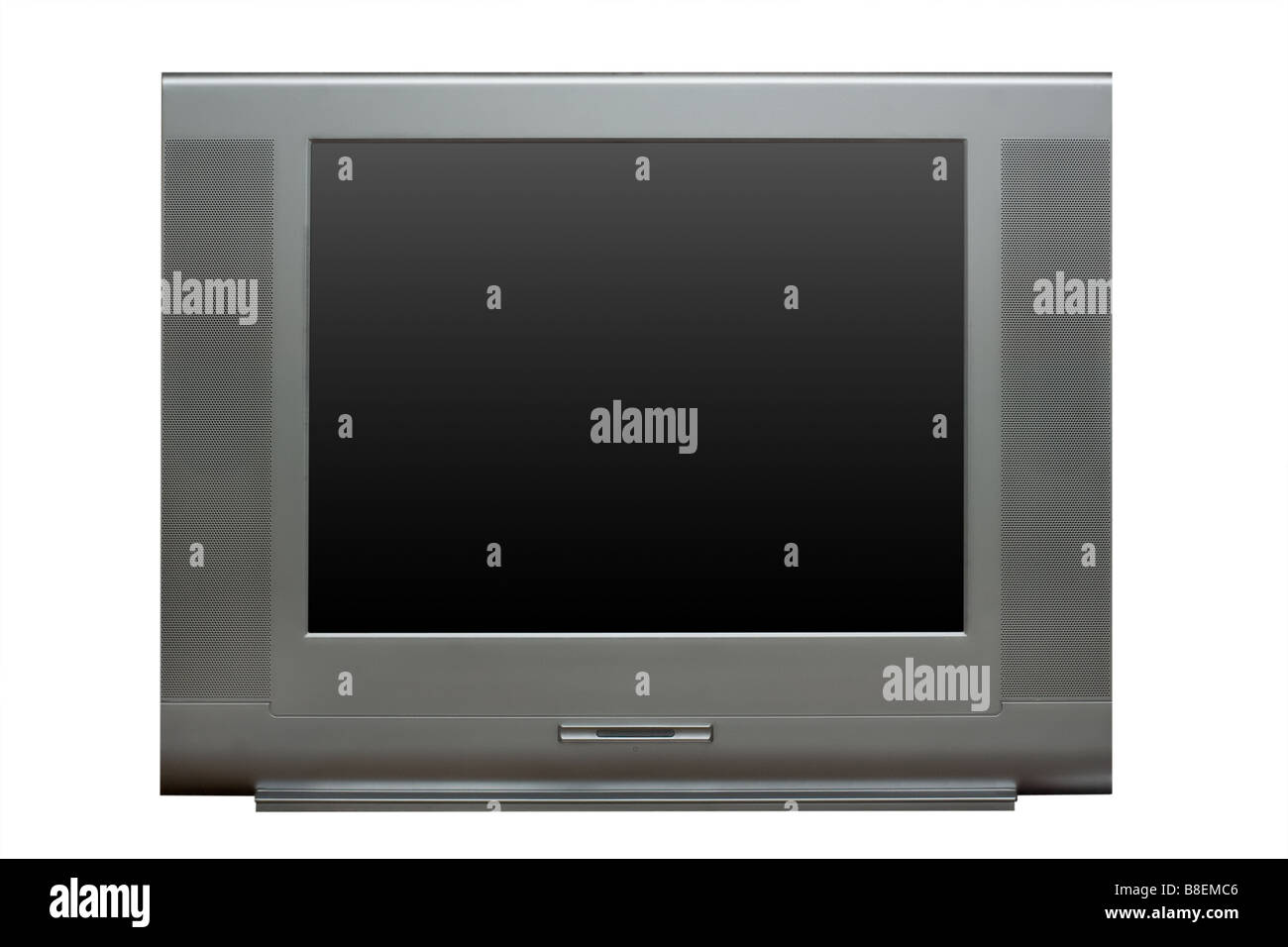 Usual TV with tube within, non-flat, not plasma or lcd Stock Photo - Alamy