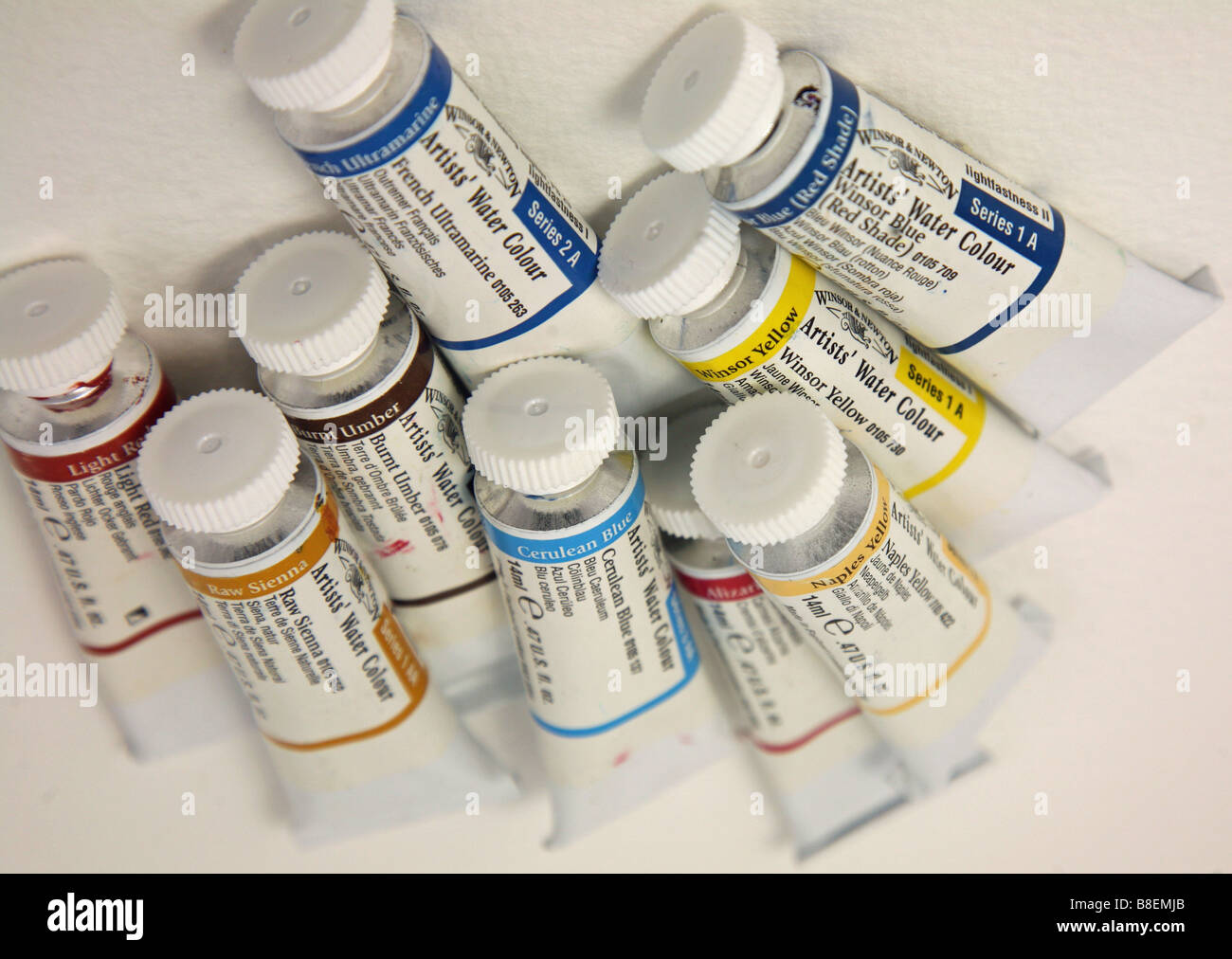 Tubes of artist's watercolour paint Stock Photo - Alamy