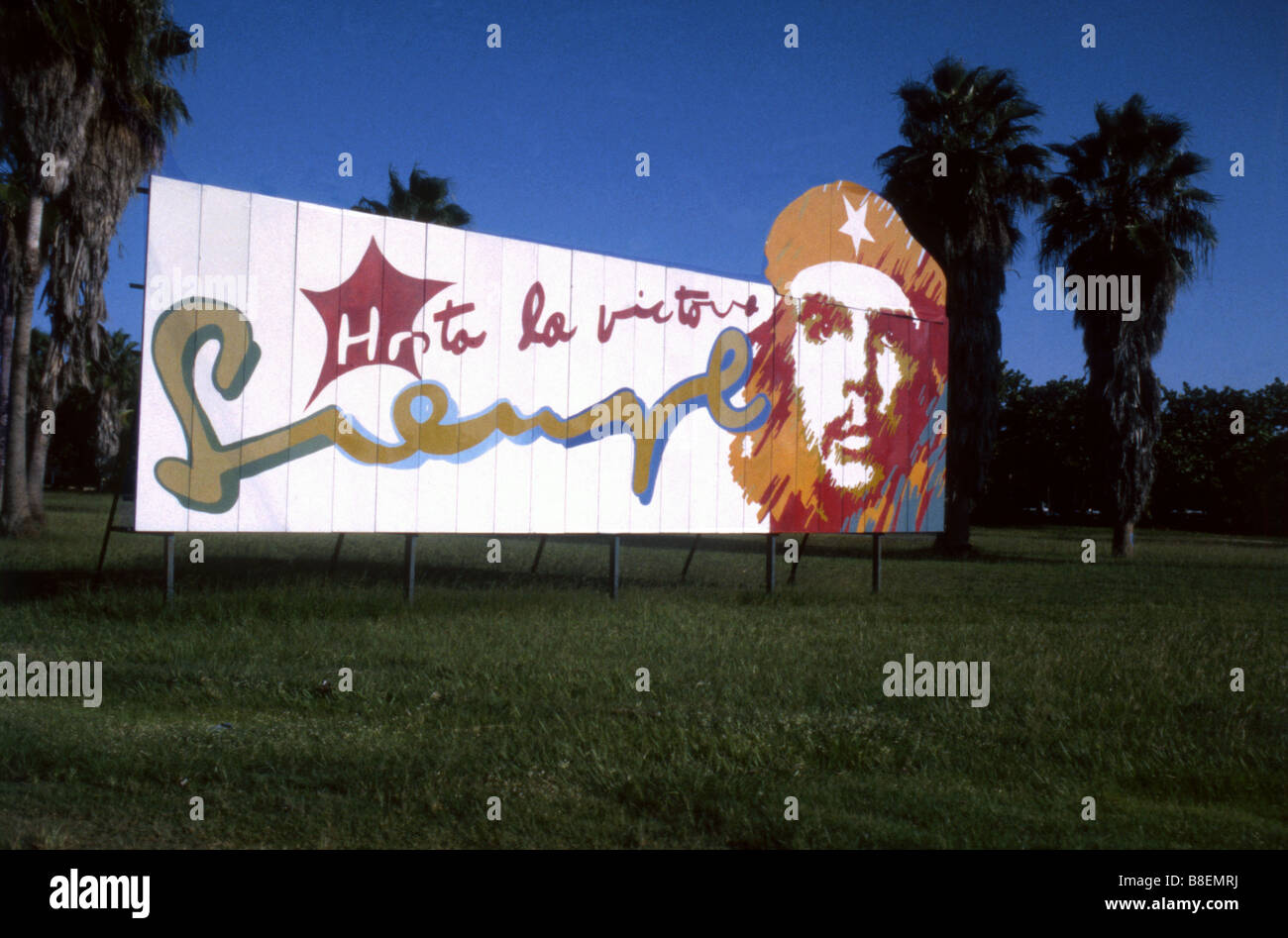 Cuba, sign - sign-board , che guevara Stock Photo - Alamy