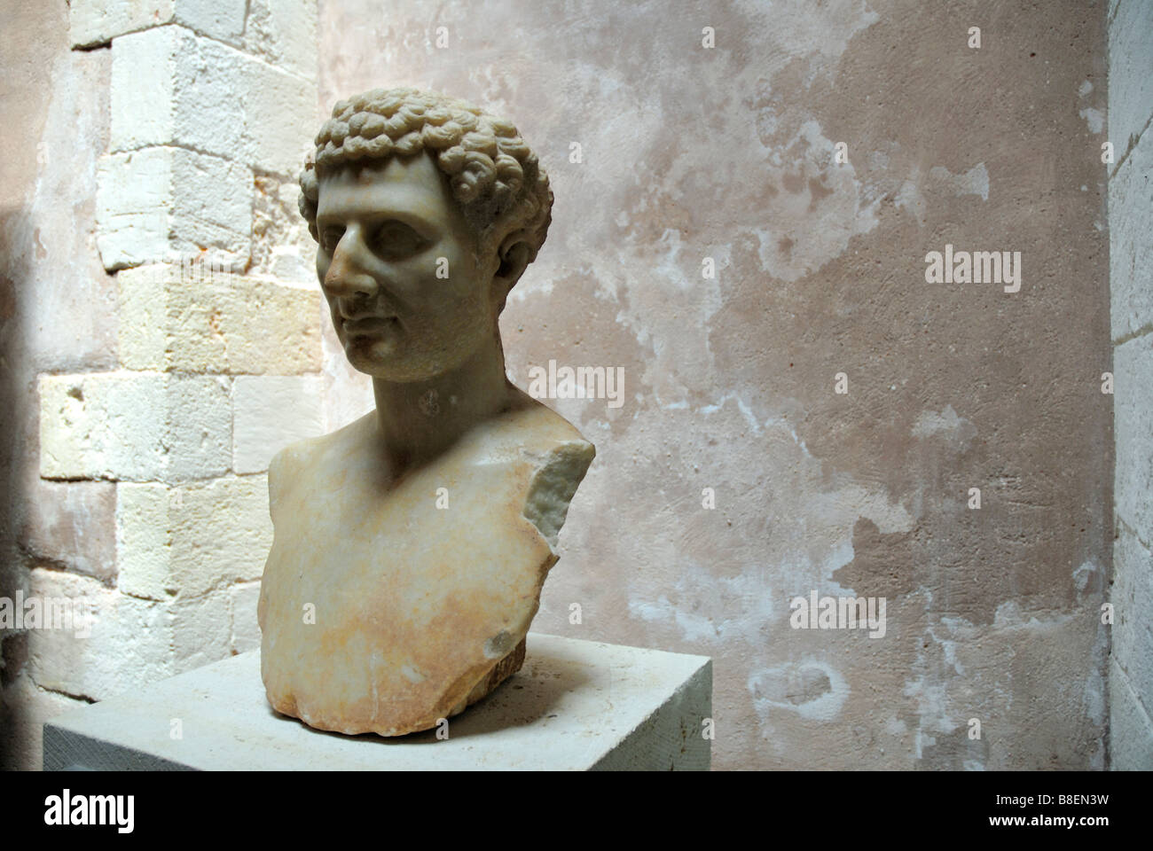 Treasures in the Archaeological Museum in Chania in Western Crete in ...