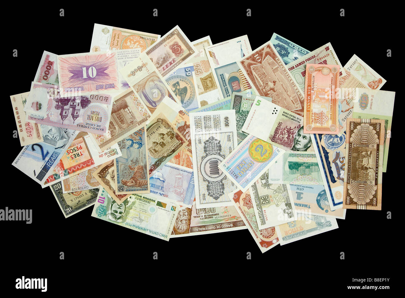 World Paper Money Stock Photo - Alamy