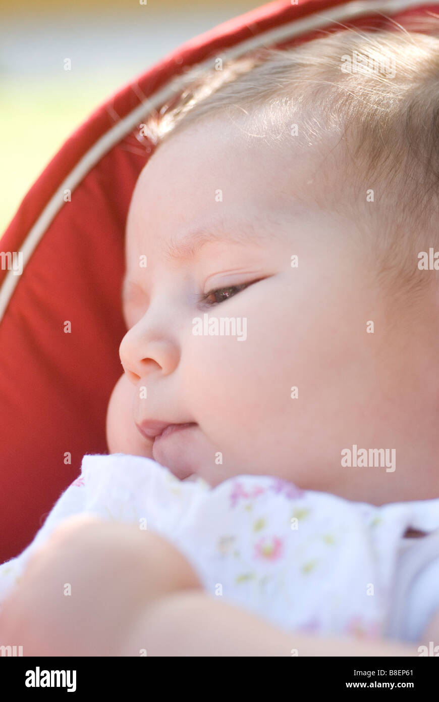 baby in a pram Stock Photo - Alamy