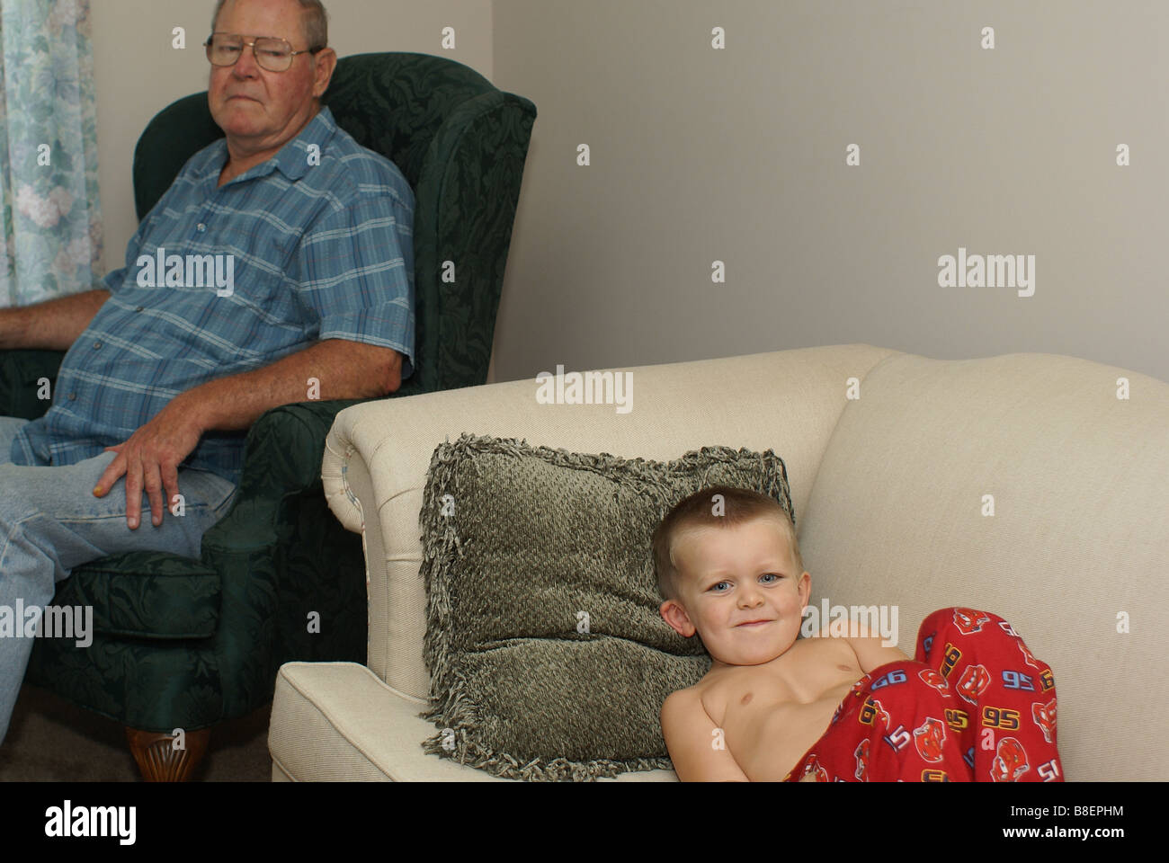 Keep an eye on Child Stock Photo - Alamy