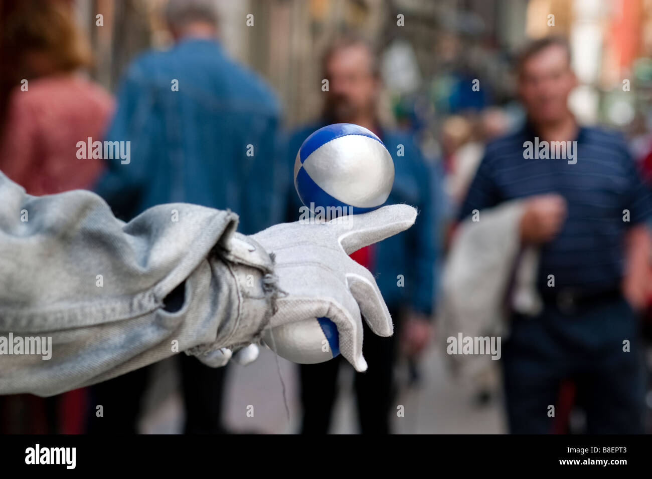 Hand balancing ball hi-res stock photography and images - Alamy