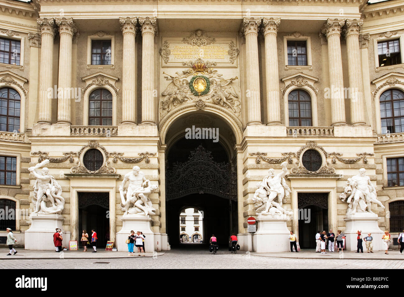 Alte hofburg from michaelerplatz vienna hi-res stock photography and ...